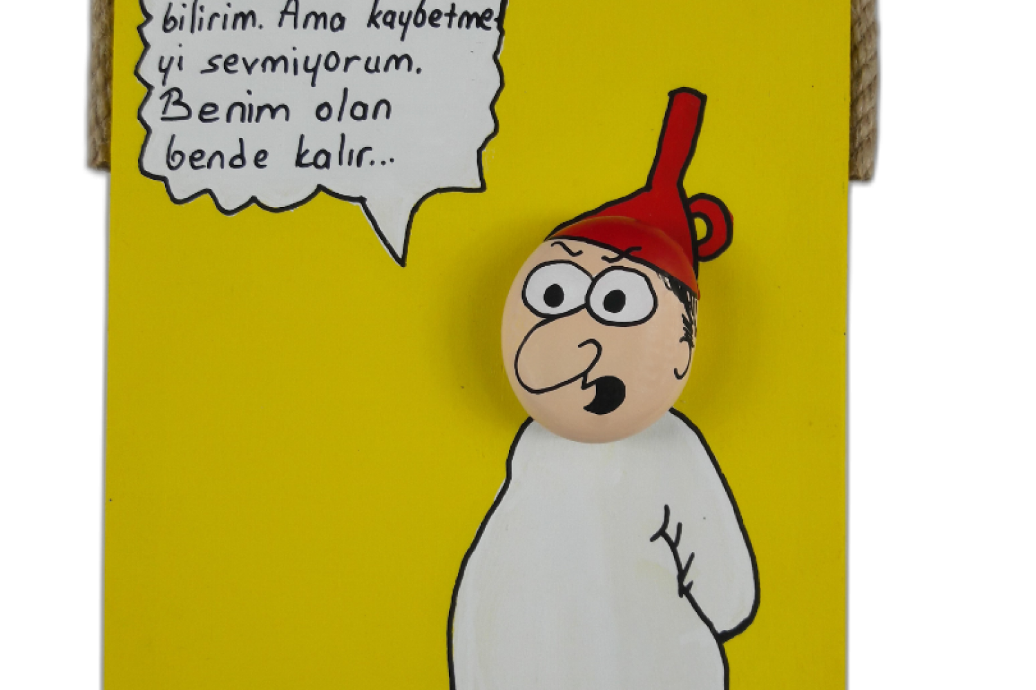 Hunili Karikatür Taş Tablo